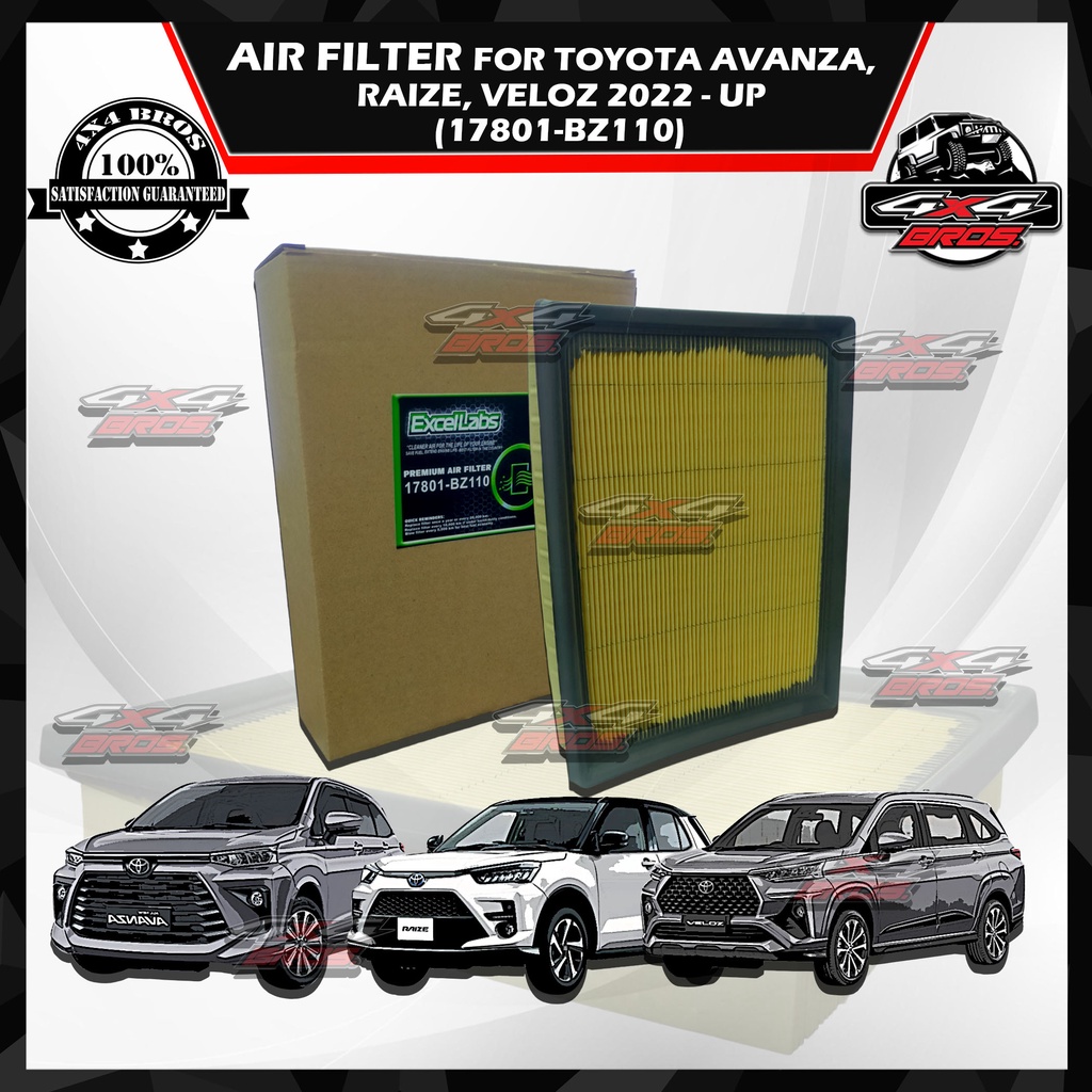 AIR FILTER FOR Toyota Avanza, Raize, Veloz 2022-up (17801-BZ110 ...