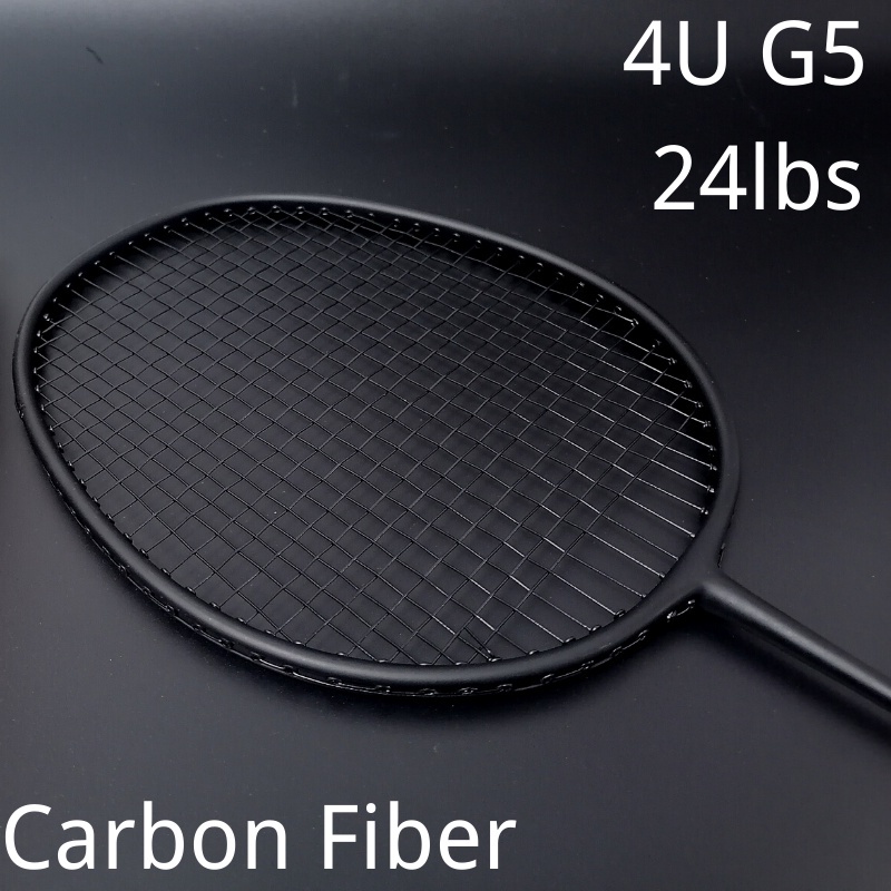 4U G5 24lbs Badminton Racket Training Single Carbon Firber Rod Aluminum ...