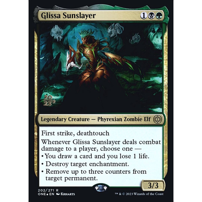 MTG Card: Glissa Sunslayer - Prerelease Cards (FOIL) ONE | Shopee ...