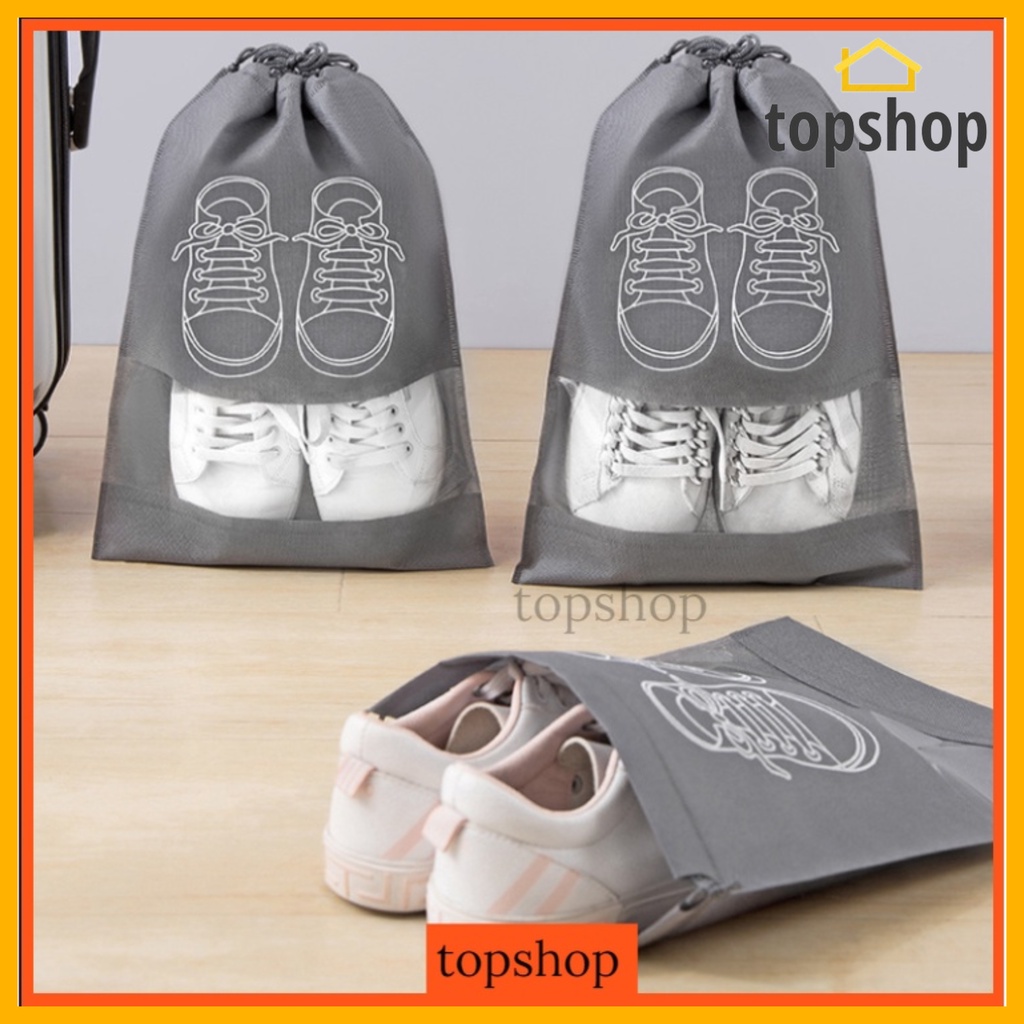 TOPSHOP Waterproof Shoes Bag TravelDrawstring Non Woven Travel for ...