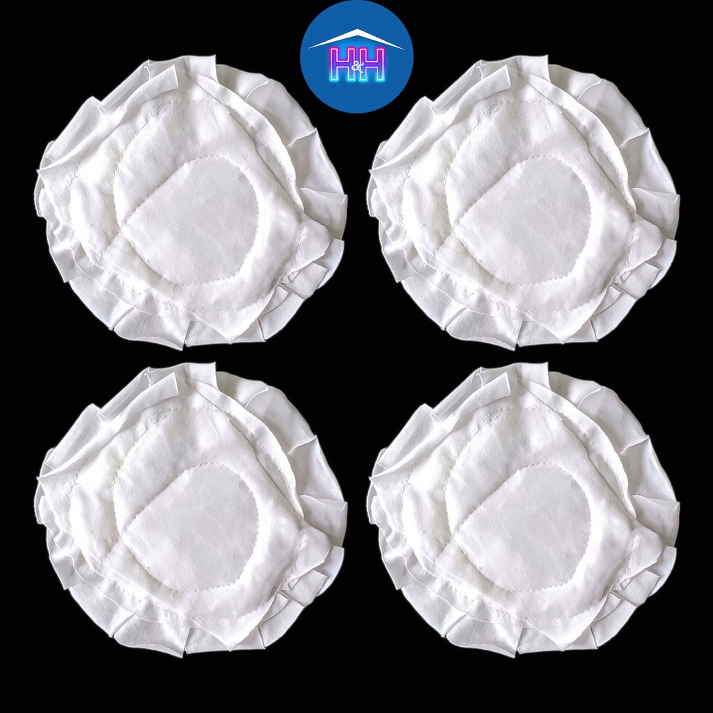 H&H White Round Rags - Plain White Round Rags Basahang Bilog Cleaning ...