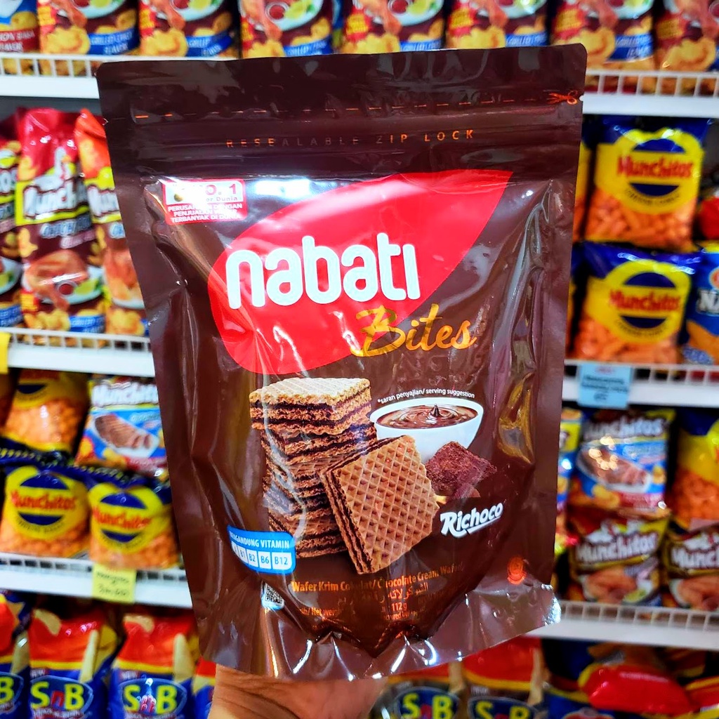 Richoco Nabati Chocolate / Cheese Bites 112g | Shopee Philippines