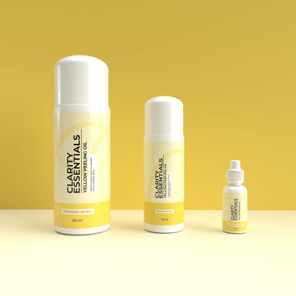 Yellow Peeling Oil | Body Skin Peeling | Extra Strength | Clarity ...