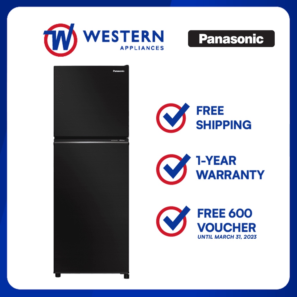 Panasonic NRBP272VD 9.5cuft No Frost, Inverter, Two Door Refrigerator ...