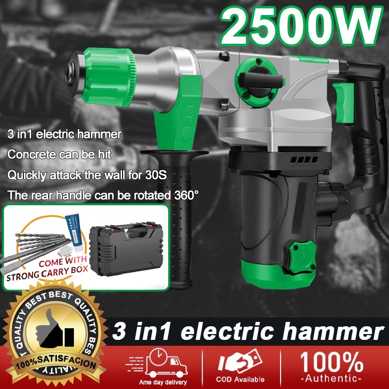 Demolition electric hammer rock hammer electric drill high-power ...
