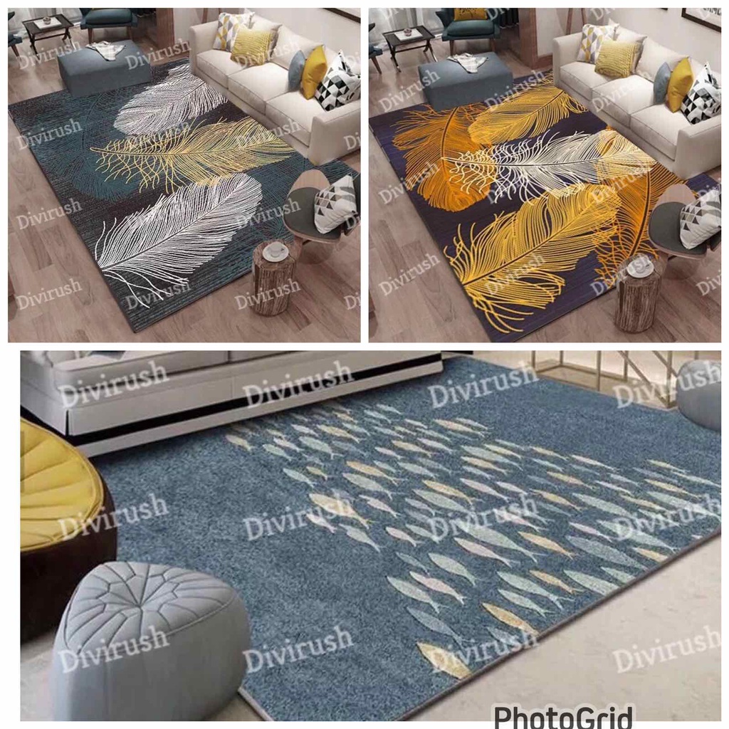 ( 80cm x 120cm ) Home Living Carpet Non-slip Mat Floor Rugs Modern ...