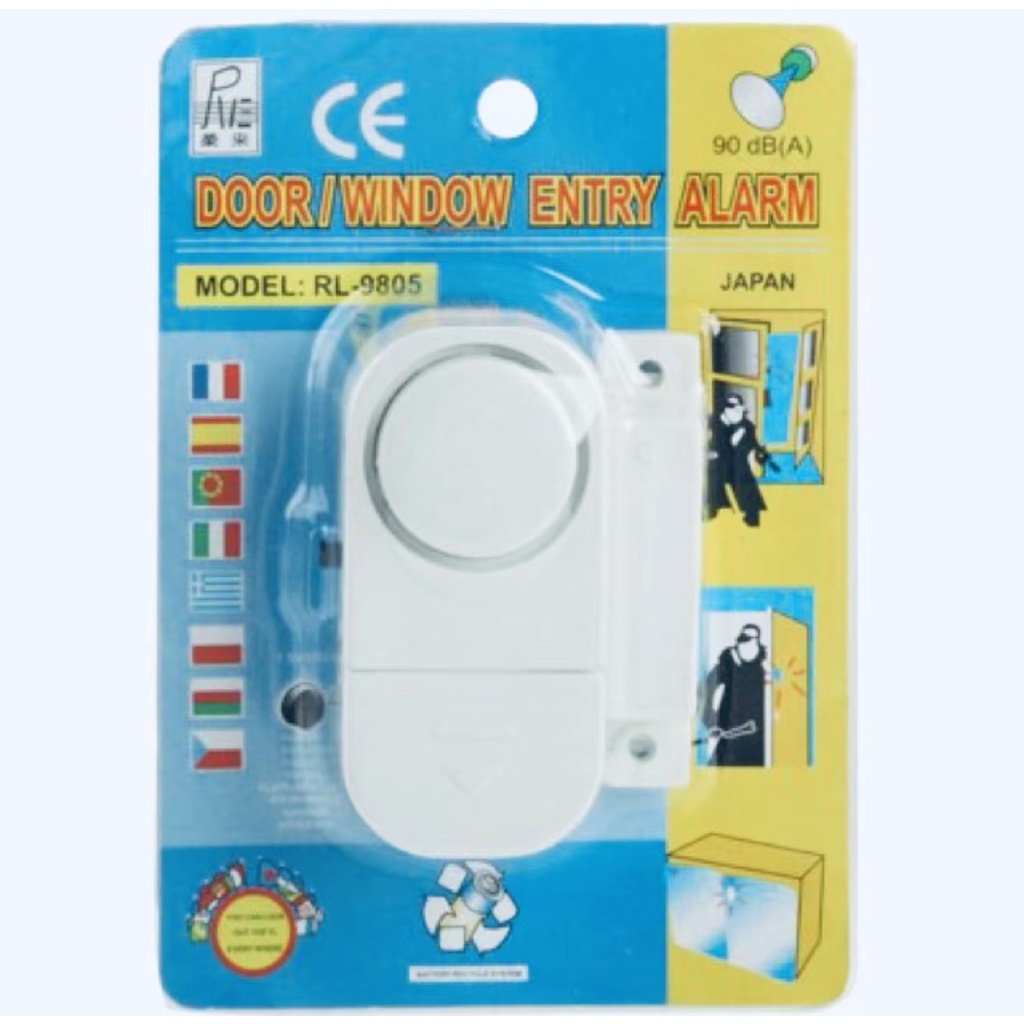 Wireless Door / Window Entry Alarm Sensor System Set | Shopee Philippines