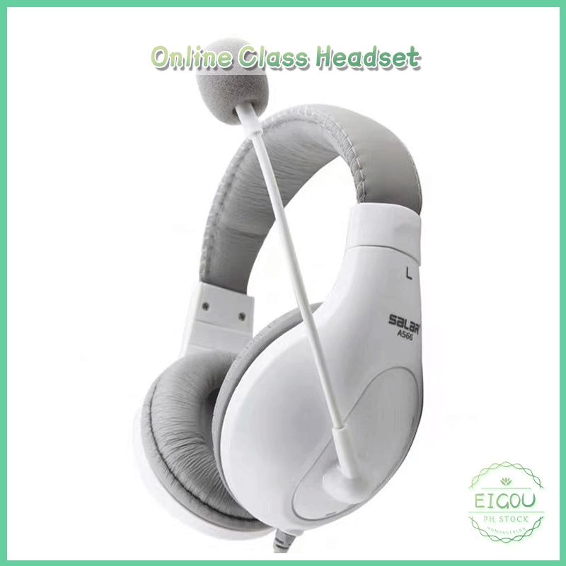 Online Class Headset Noise Cancellation Mic With Built-in Noise ...