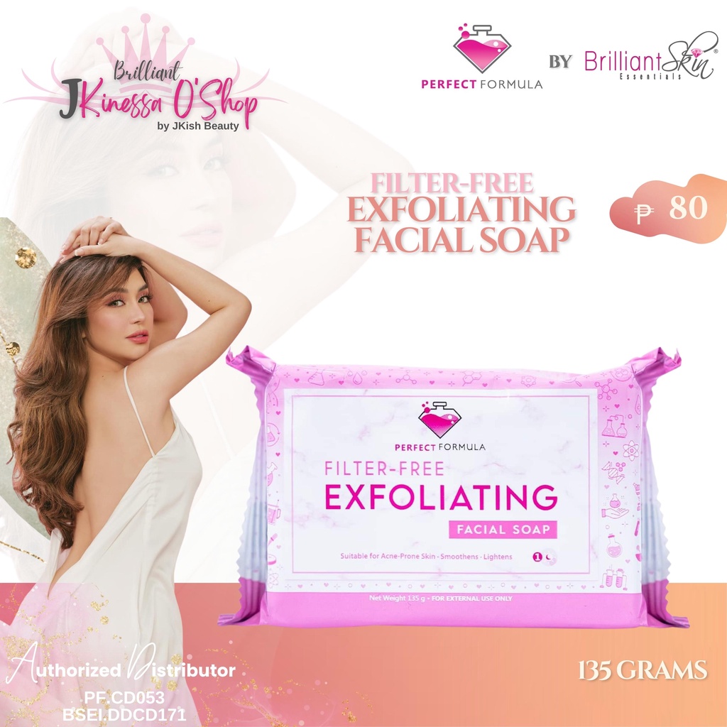 PERFECT FORMULA Filter-Free Exfoliating Facial Soap 135g | Shopee ...