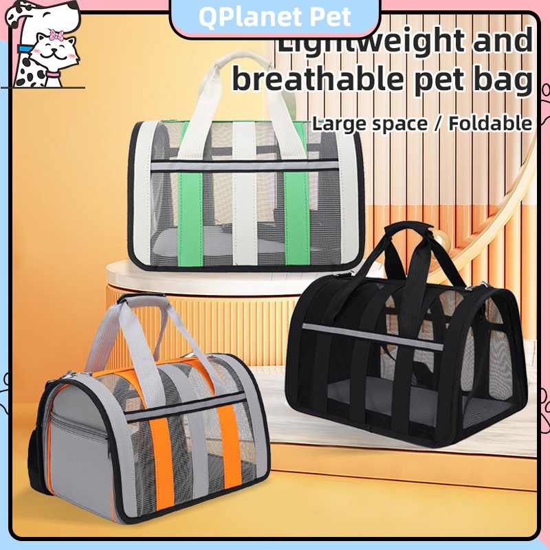 Pet Carrier Transparent Bag Portable Cats Handbag Foldable Pet Travel ...