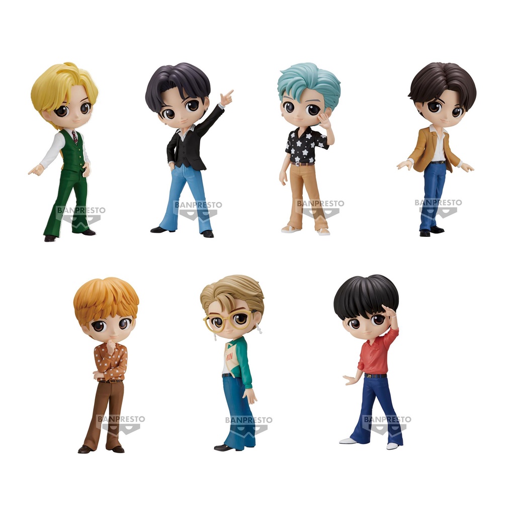 Q Posket BTS TinyTAN SET OF 7 RM Jin Suga V Jimin Jung Kook Dynamite J-Hope | Shopee Philippines