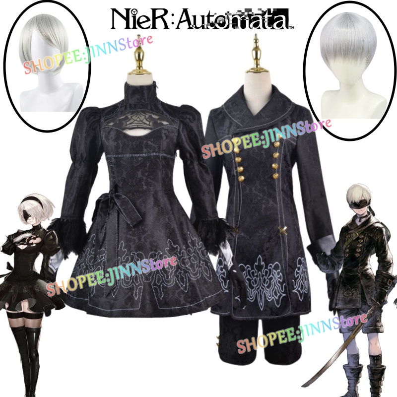 - JN - Anime Game''NieR:Automata''2B YoRHa No.2 Cosplay Costume Outfits ...