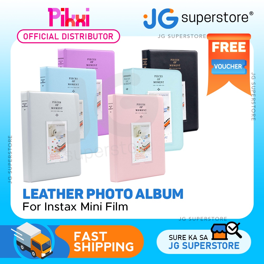 Pikxi AM64 3" Cute Photo Album with 64 Pockets Photos for Fujifilm ...