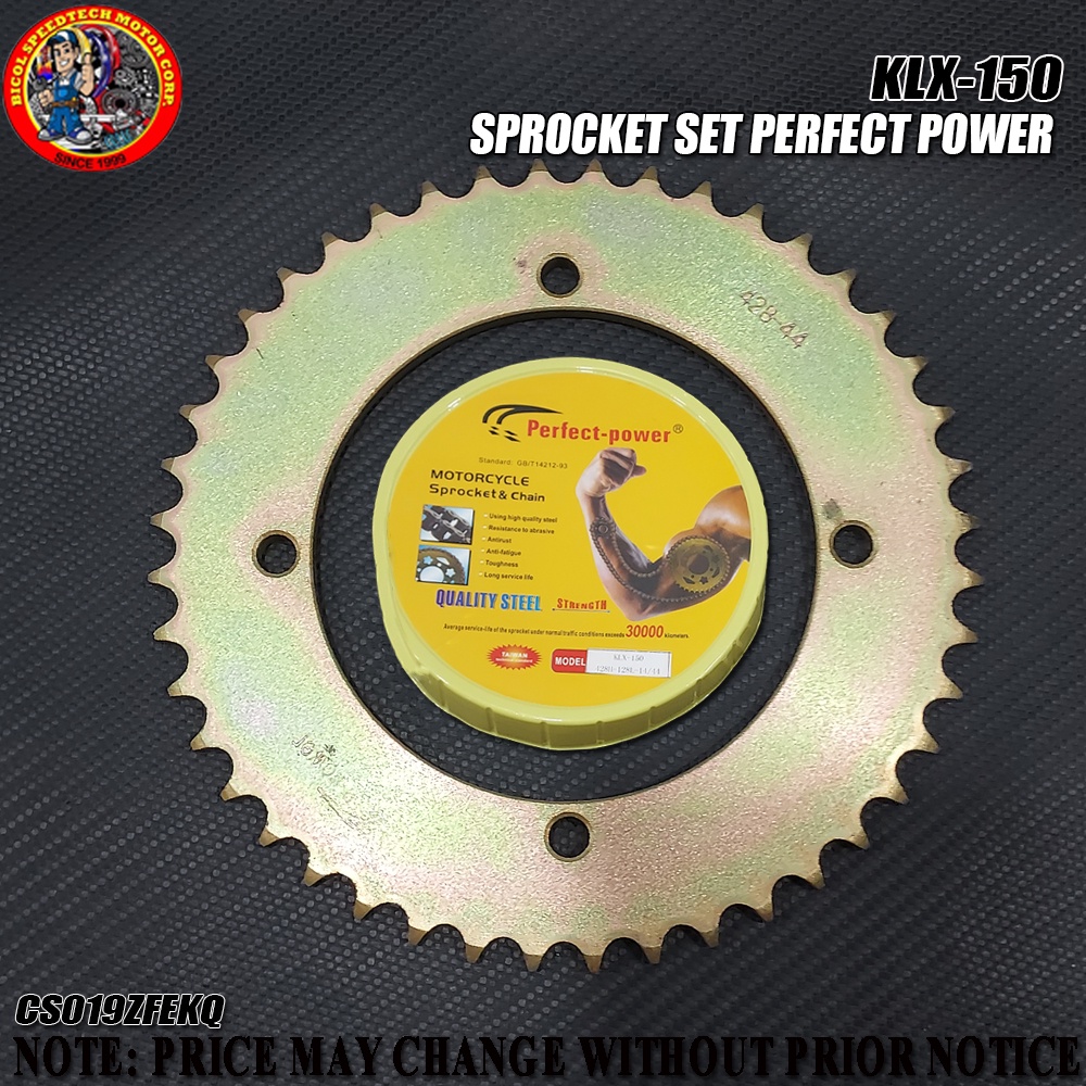 KLX-150 SPROCKET SET PERFECT POWER (CS019ZFEKQ) | Shopee Philippines