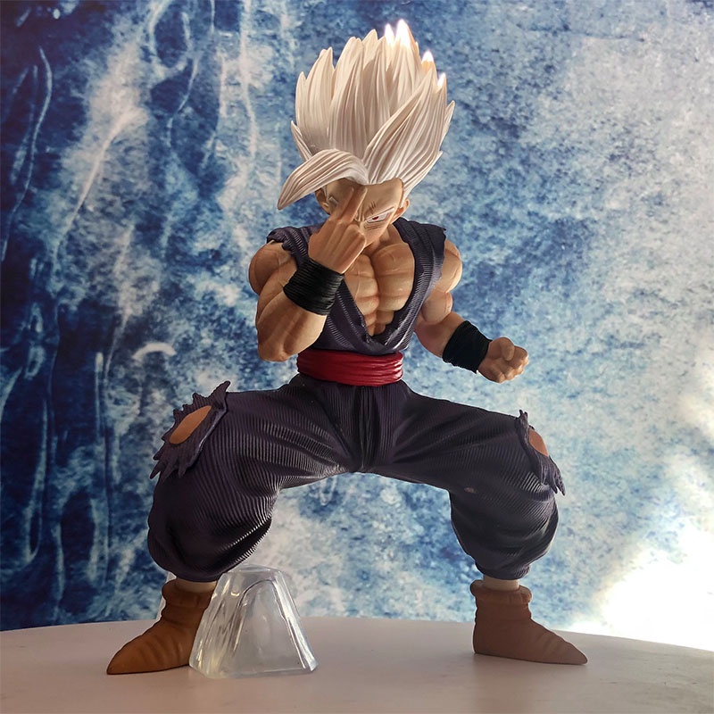 Anime Dragon Ball Z Super Saiyan Gohan Figure Teleportation White Hair ...