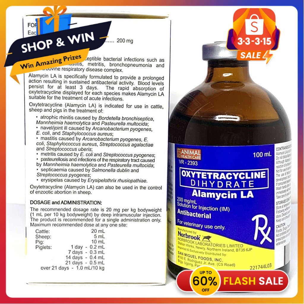 alamycin for pigs alamycin antibi.otics 100ml 1bottle Alamycin LA ...
