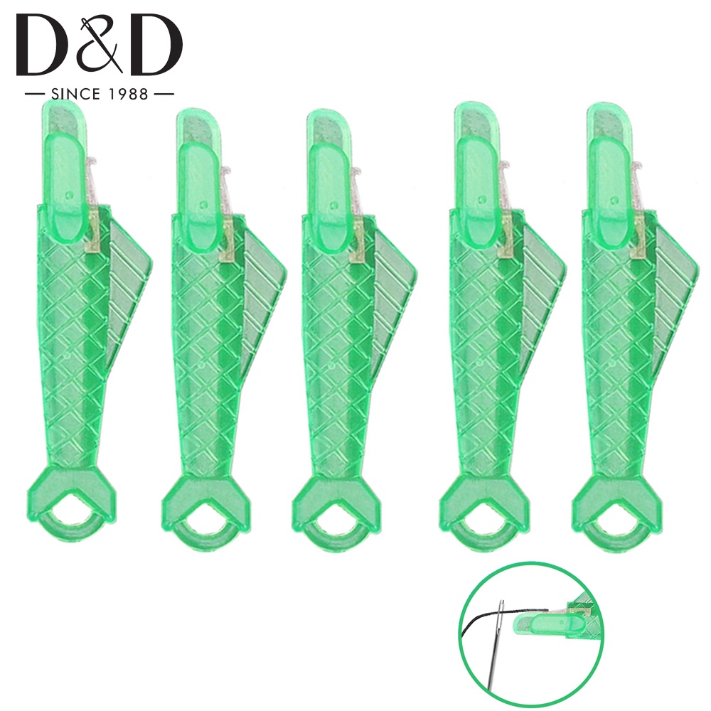 2/3/5pcs Fish Type Needle Threader Wire Loop DIY Simple Threader for ...