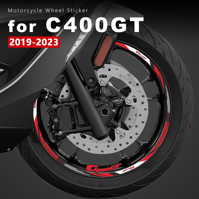 Motorcycle Wheel Sticker Waterproof Rim Stripe C400GT Accessories for ...