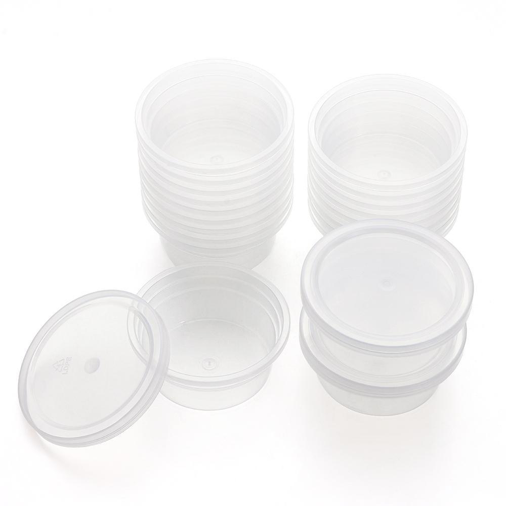 DAPHNE 3/20PCS Foam Container Small Plastic Bin Organization With Lids ...