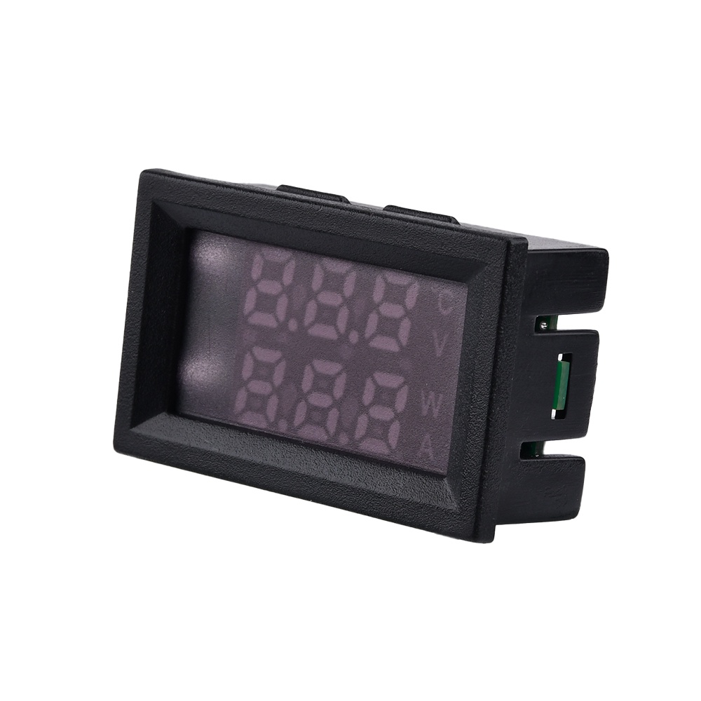 DC4-30V Voltage Current Power Temperature Meter 10A LED Display Panel ...