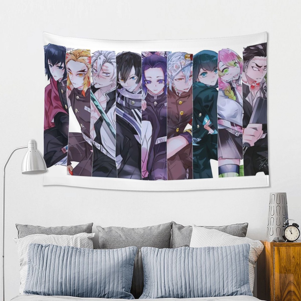 Demon Slayer Tapestry Wall Hanging kimetsu no yaiba Wall Decoration ...