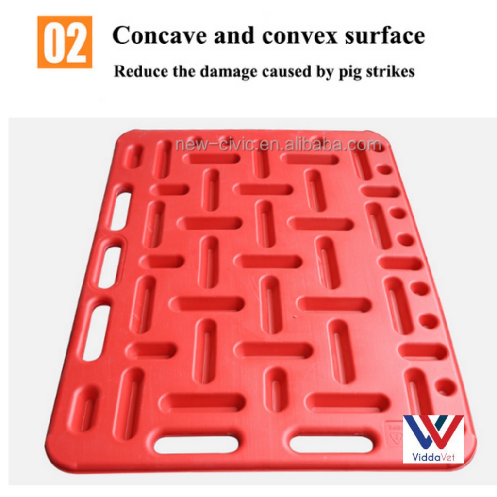 Built tough 1 pc Viddavet red Push board pig hurdles sorting panel ...