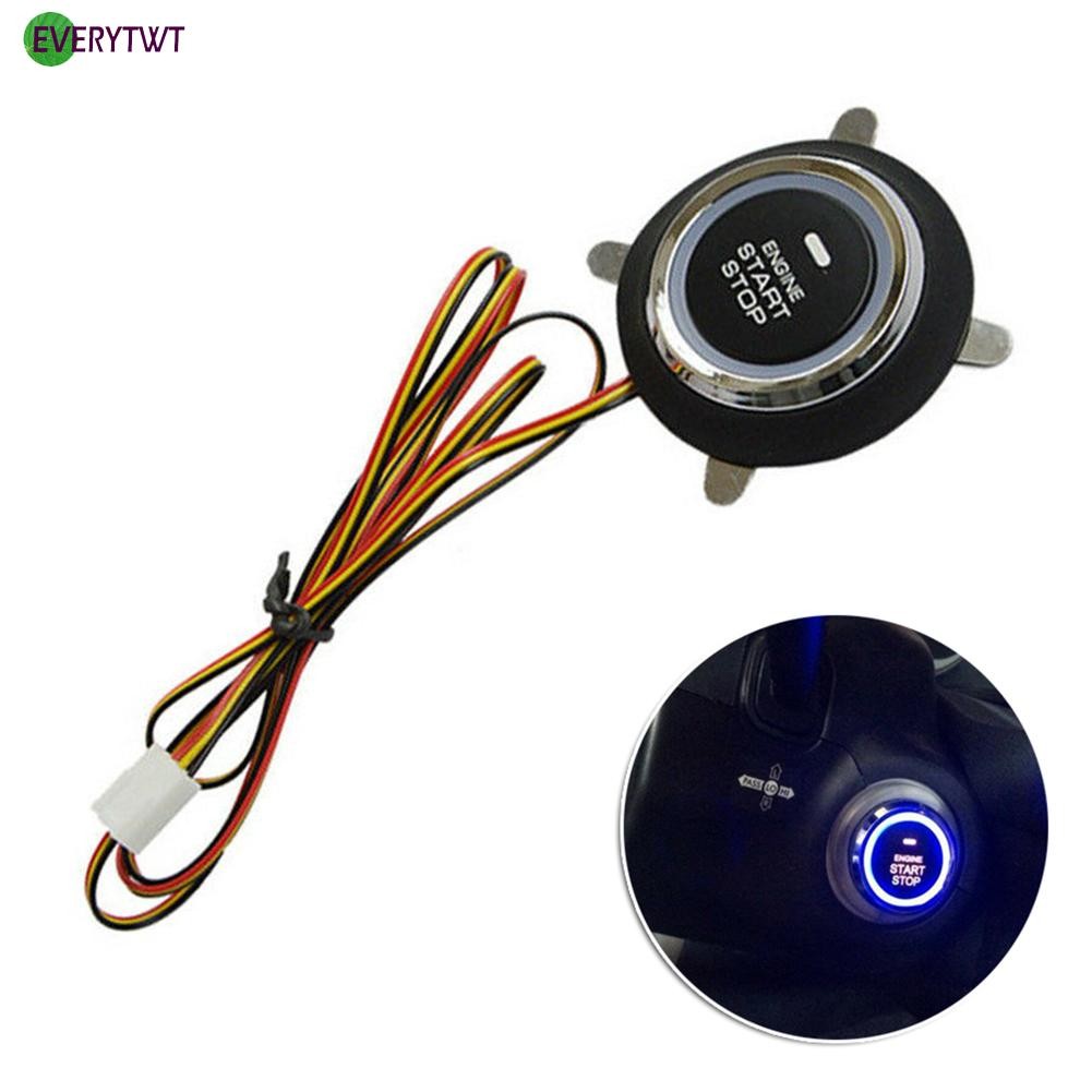 EVERFor Keyless Entry Engine Start Button Kit for Car Ignition Switch ...