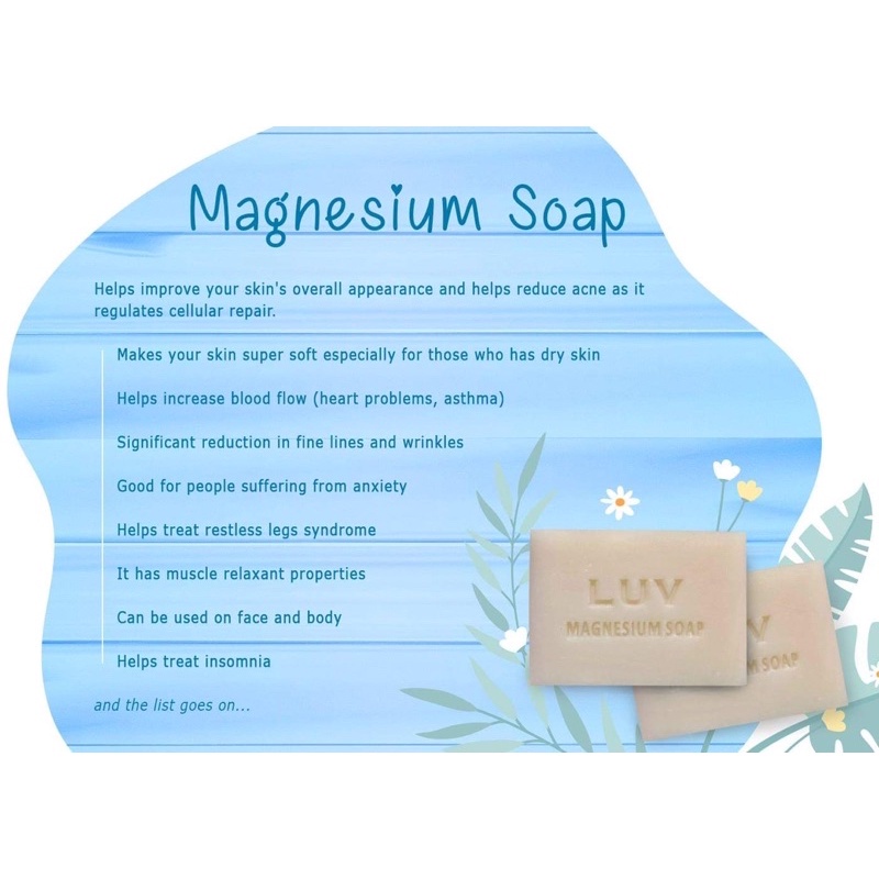 ,,Magnesium Soap by LUV Cosmetics - UniTop