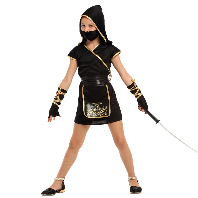 Halloween Costumes Children's Costumes Girls Ninja Masked Assassin ...