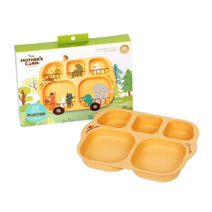 Mother's Corn School Bus Platter - Lynderm Store
