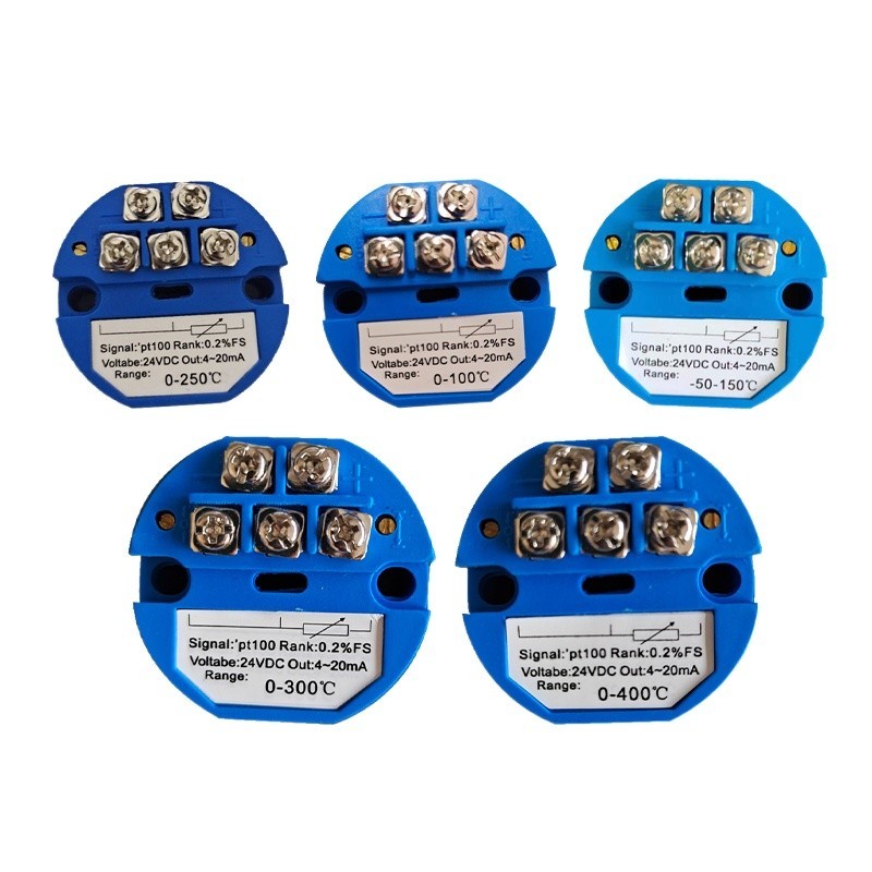 pt100 thermal resistance integrated temperature transmitter sensor ...