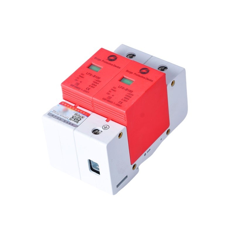 Surge protector 2p one-level two-level SPD lightning protection single ...