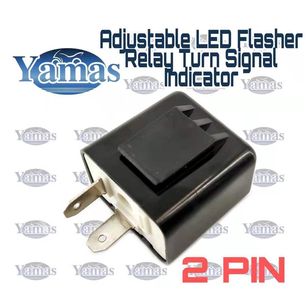 12V Motorcycle Blinker Adjustable LED Flasher Relay Turn Signal ...
