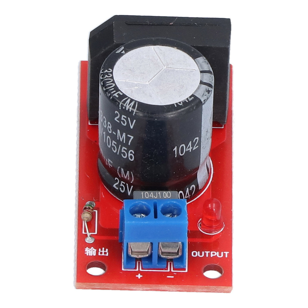 Rectifier Filter Power Board 8A AC to DC Electrical Accessory with Red LED Indicator - UniTop