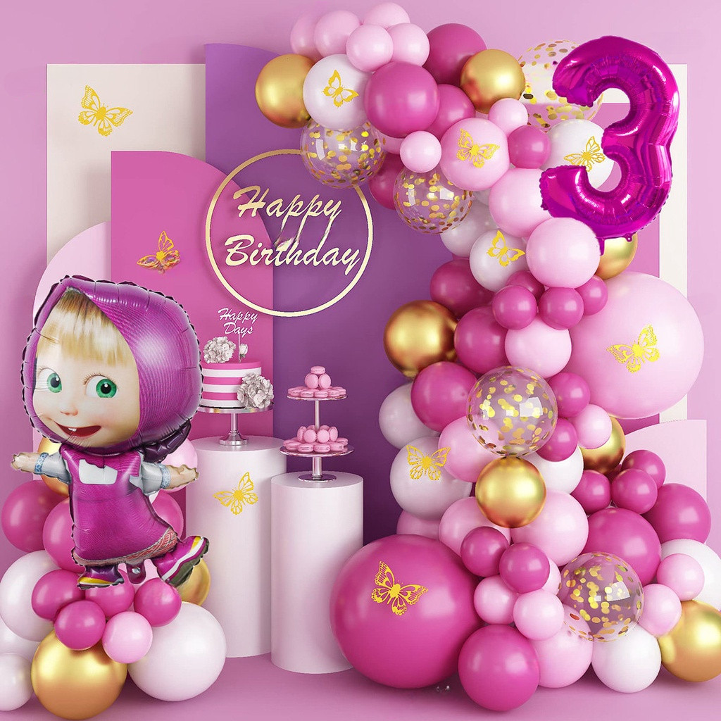 Shop birthday theme masha and bear for Sale on Shopee Philippines