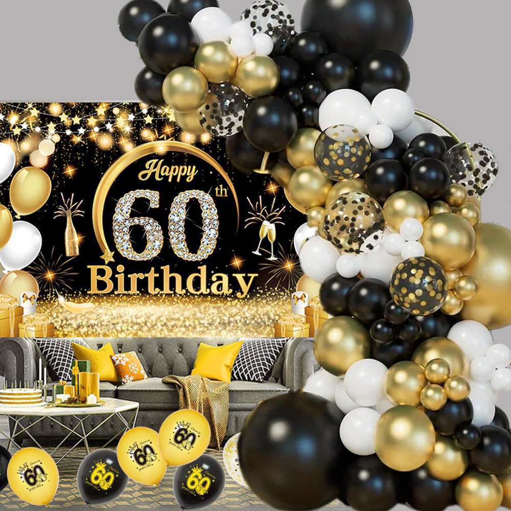 Happy Birthday 60 Years Old 60 Years 60th Birthday Loop Looped