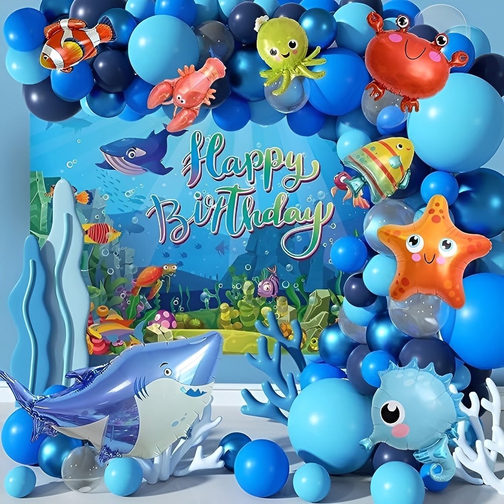 Ocean Theme Ideas Shop Ocean Theme Birthday Party For Sale On Shopee