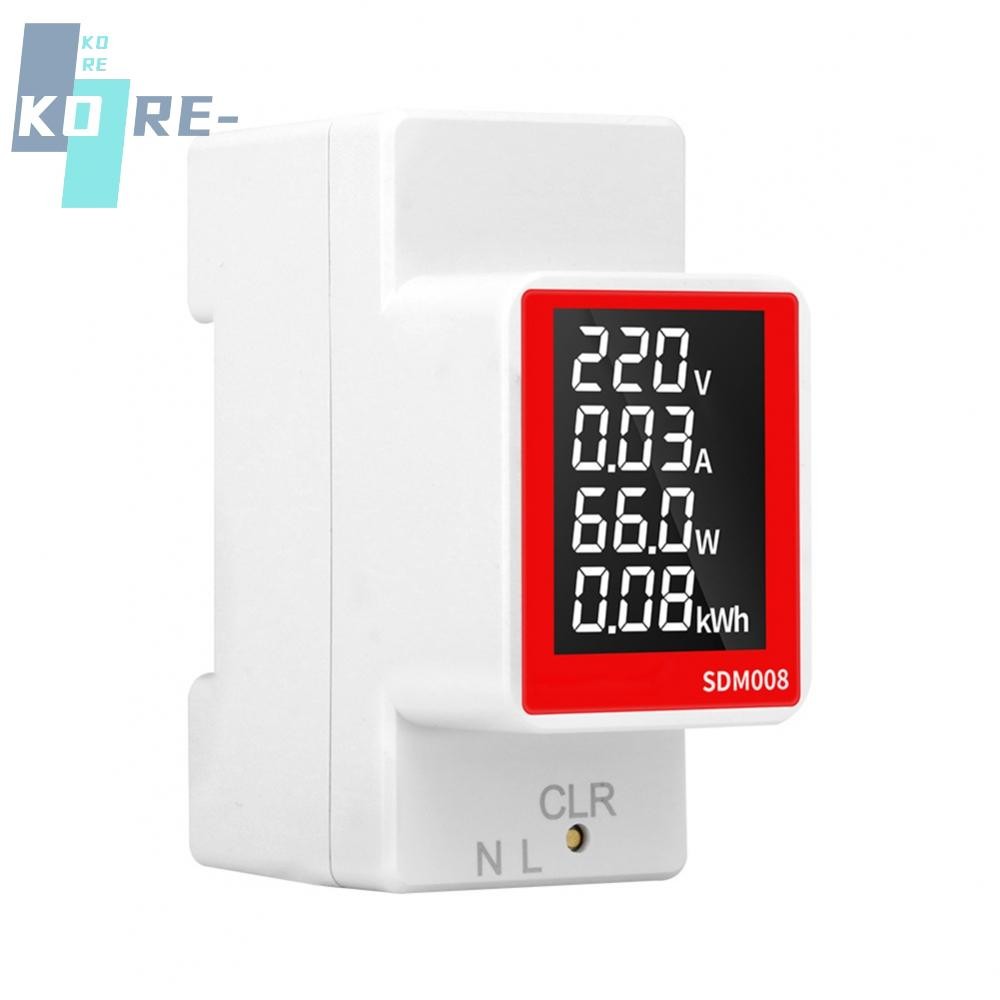 LCD Powered Din Rail Electricity Meter for Detailed Voltage Current ...