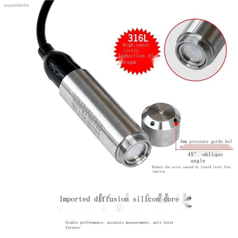 Drop-in liquid level transmitter 4-20MA water level sensor probe liquid level display water ...