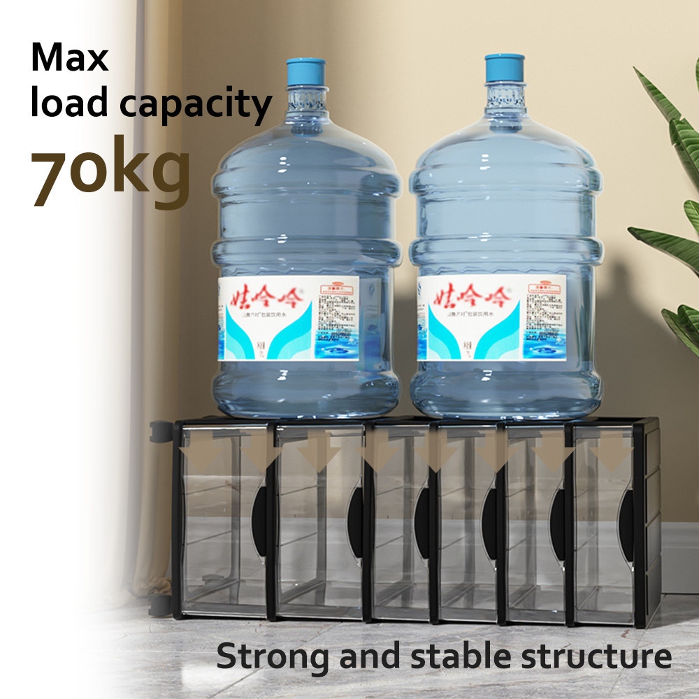 7 Layer Home Office Under Table Drawer Cabinet with Wheels Desktop ...