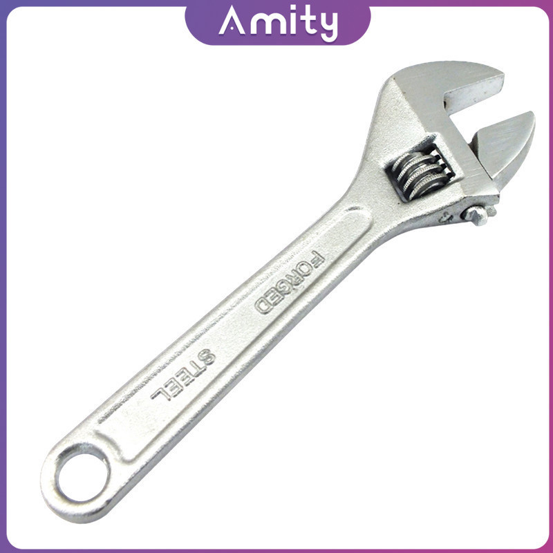 Amity Adjustable Wrench Secure Adjustable Jaw/Rust Resistant Finish ...