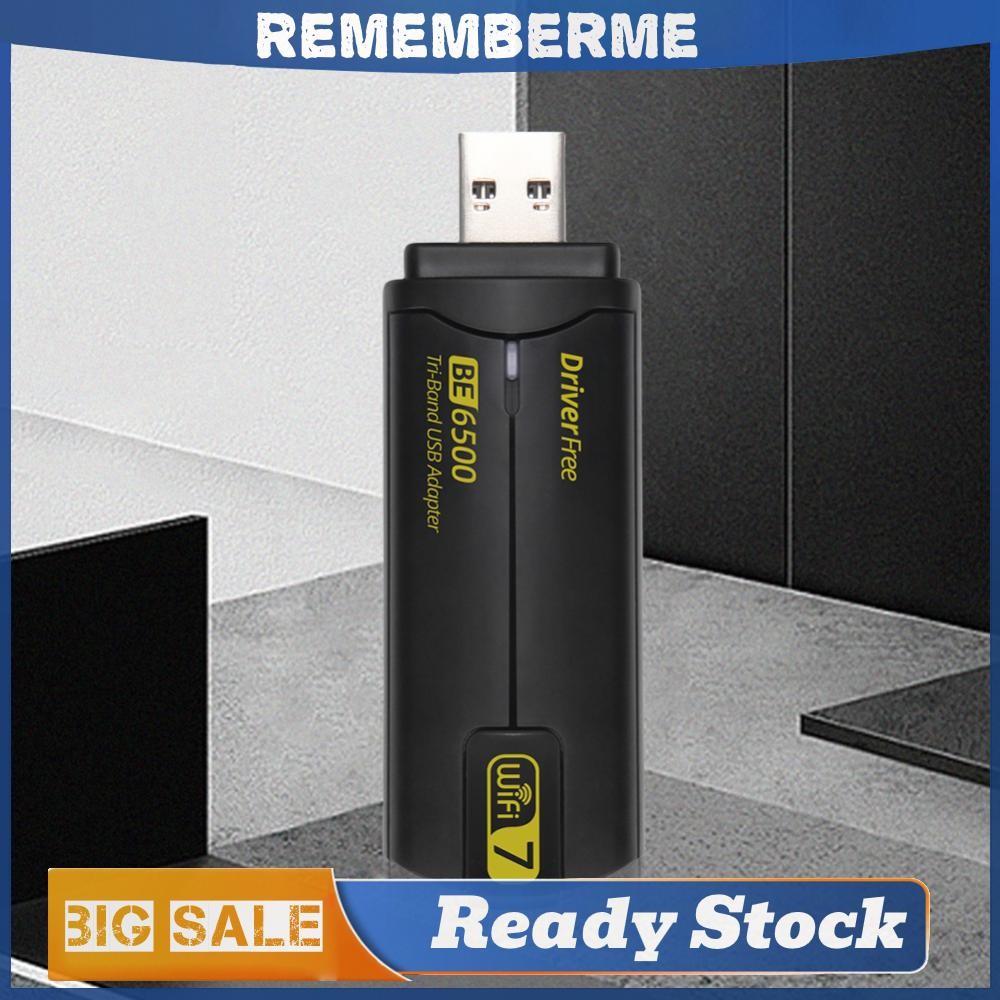6500Mbps WiFi 7 USB WiFi Adapter BE6500 USB Dongle Driver Free for ...