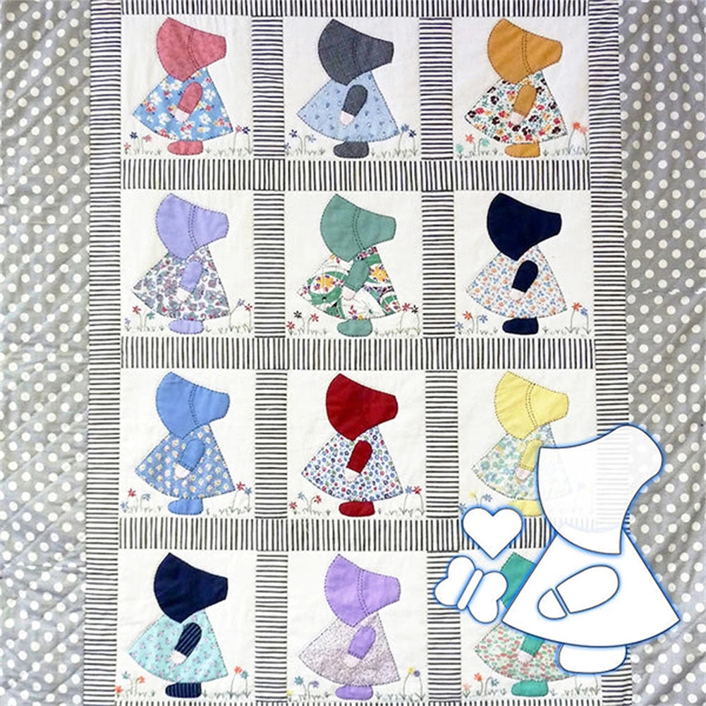 Sunbonnet Sue Overall Bill Template For Beginner Plastic Fun Art DIY ...