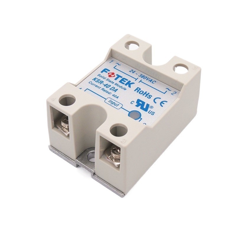 Original FOTEK Yangming single-phase solid-state relay KSR-40DA DC control AC 40A SSR-40DA - UniTop