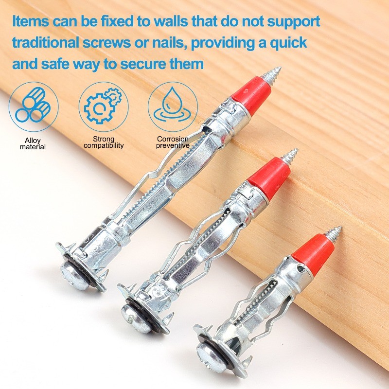 Multi-size Heavy Expansion Bolt Set Hollow Wall Metal Anchor Kit with ...