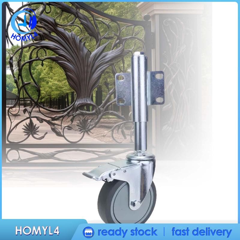 [Homyl4] Gate Wheel Iron Flexible for Outdoor Wooden Gates Uneven ...