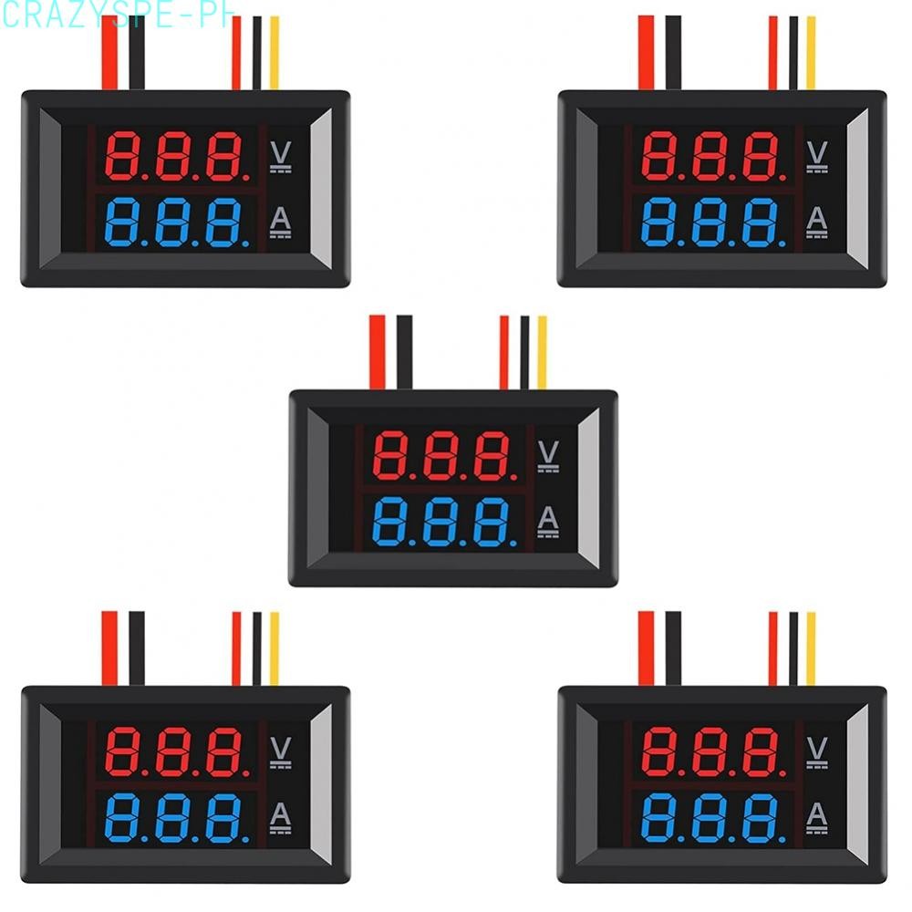 DC 100V Dual Display Current Voltage Meters for Automotive Applications ...