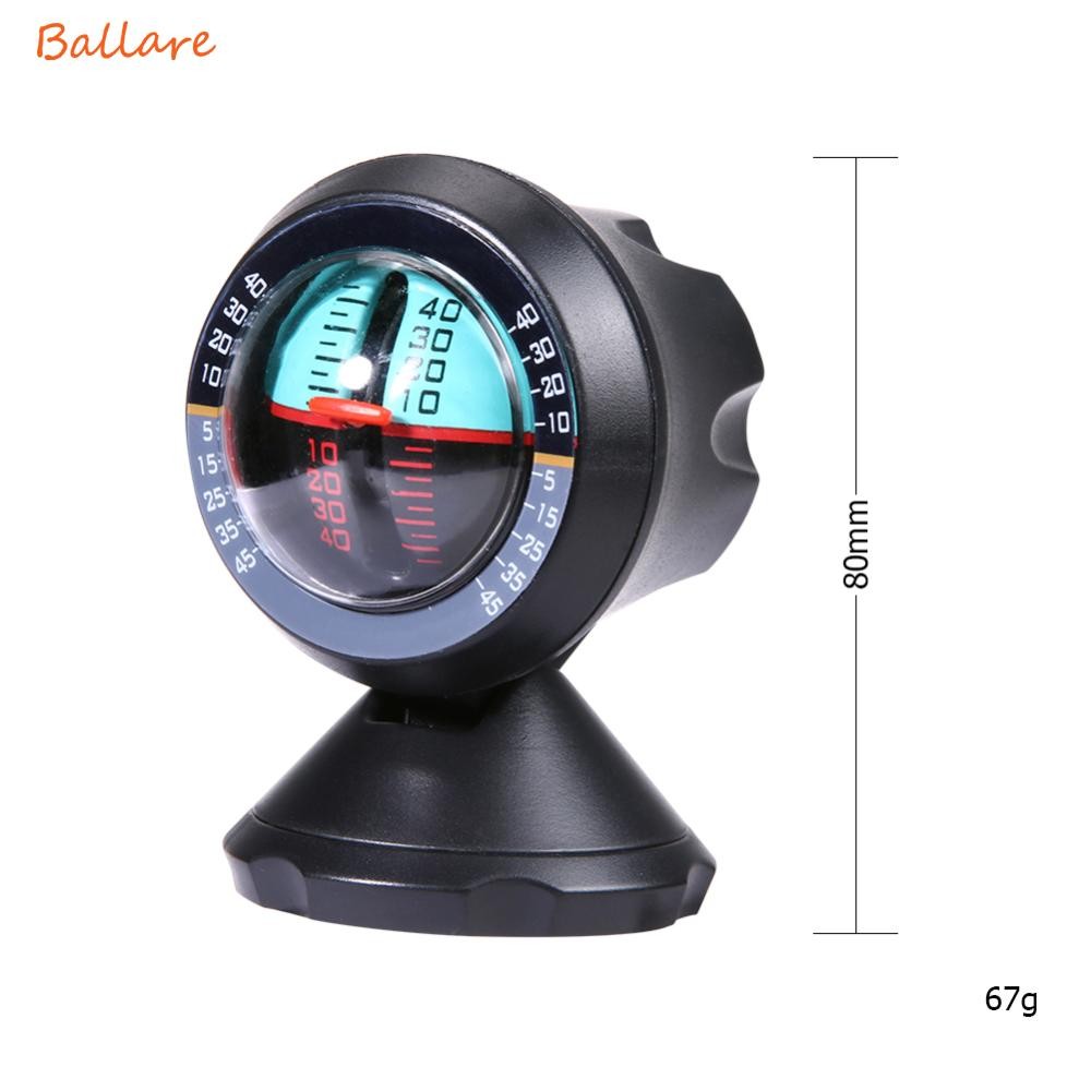Car Inclinometer Level Tilt Gauge Indicator Slope Meter Gradient ...