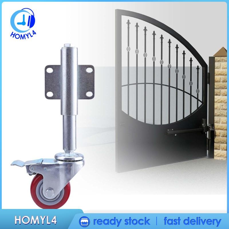 [Homyl4] Gate Wheel Iron Flexible for Outdoor Wooden Gates Uneven ...