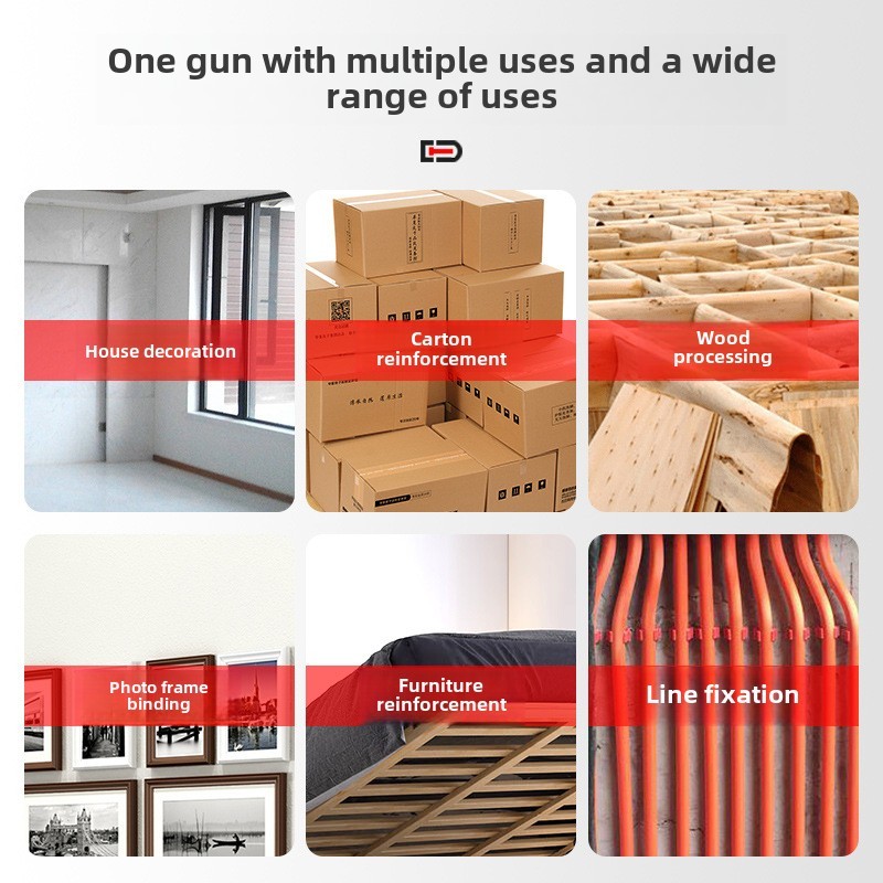 Industrial Staple Gun Pneumatic and Manual Nail Gun for Packaging and ...